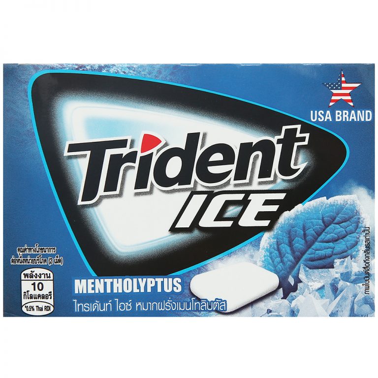 TRIDENT ICE CHEWING GUM MENTHOLYPTUS FLAVOR 11.2G