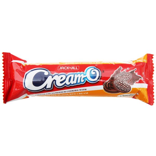 CREAM-O CHOCOLATE SANDWICH COOKIES WITH CHOCOLATE FLAVOURED CREAM 85G
