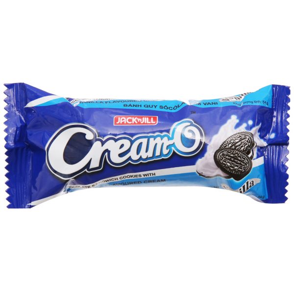 CREAM O CHOCOLATE SANDWICH COOKIES WITH VANILLA FLAVOURED CREAM 54G