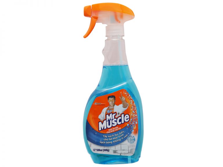 MR MUSCLE GLASS CLEANER LIQUID 500ML