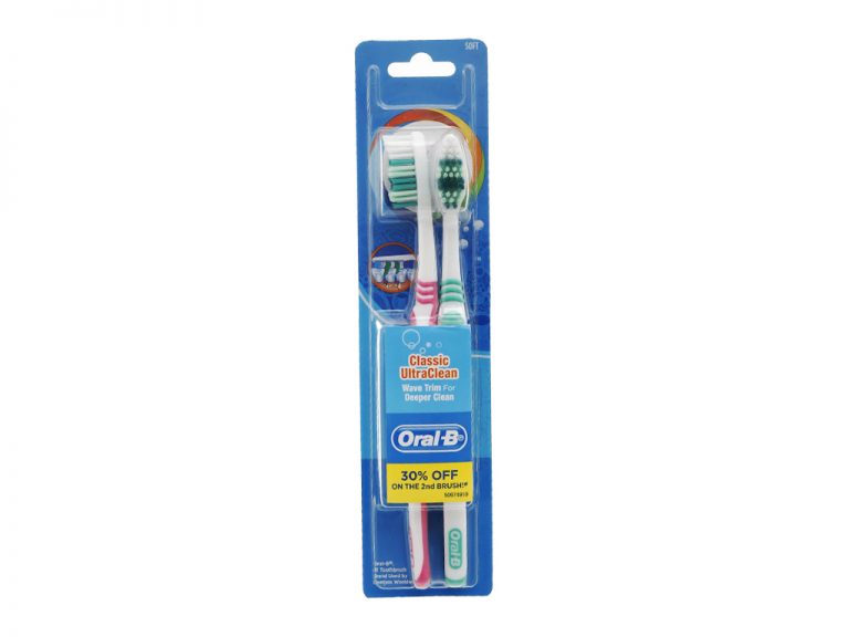 ORAL-B TOOTHBRUSH CLASSIC ULTRA CLEAN PACK 2'S