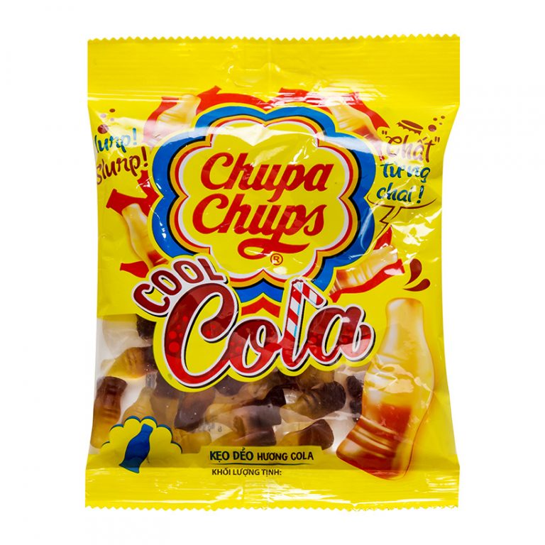 CHUPA CHUPS COOL COLA JELLY CANDY POUCH 24G