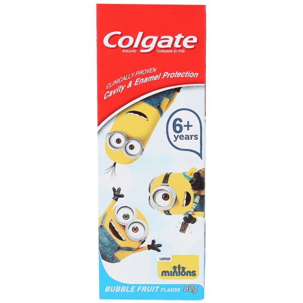COLGATE TOOTHPASTE FOR KIDS MINIONS BUBBLE FRUIT FLAVOR 80g