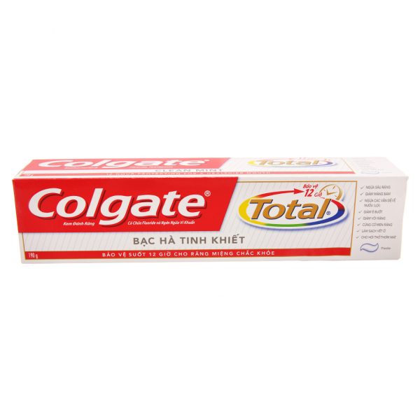 COLGATE TOOTHPASTE TOTAL CLEAN MINT 190G