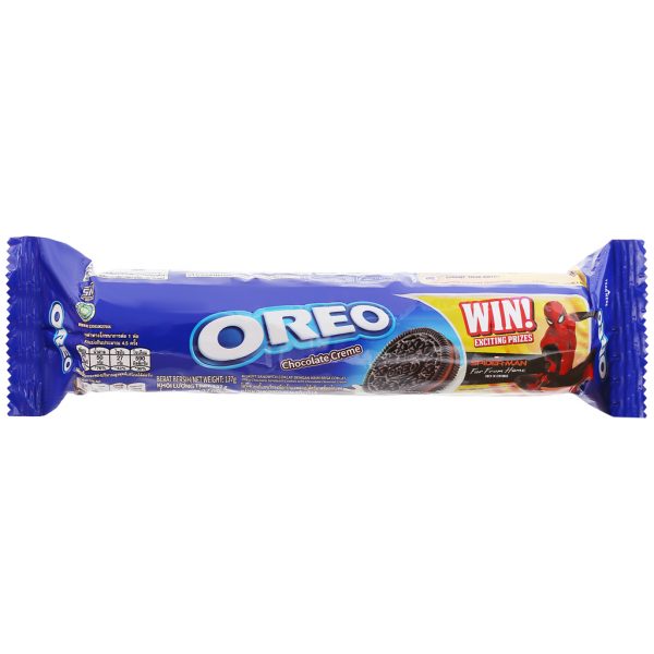 OREO CHOCOLATE SANDWICH COOKIES WITH CHOCOLATE FLAVORED CREAM 133G